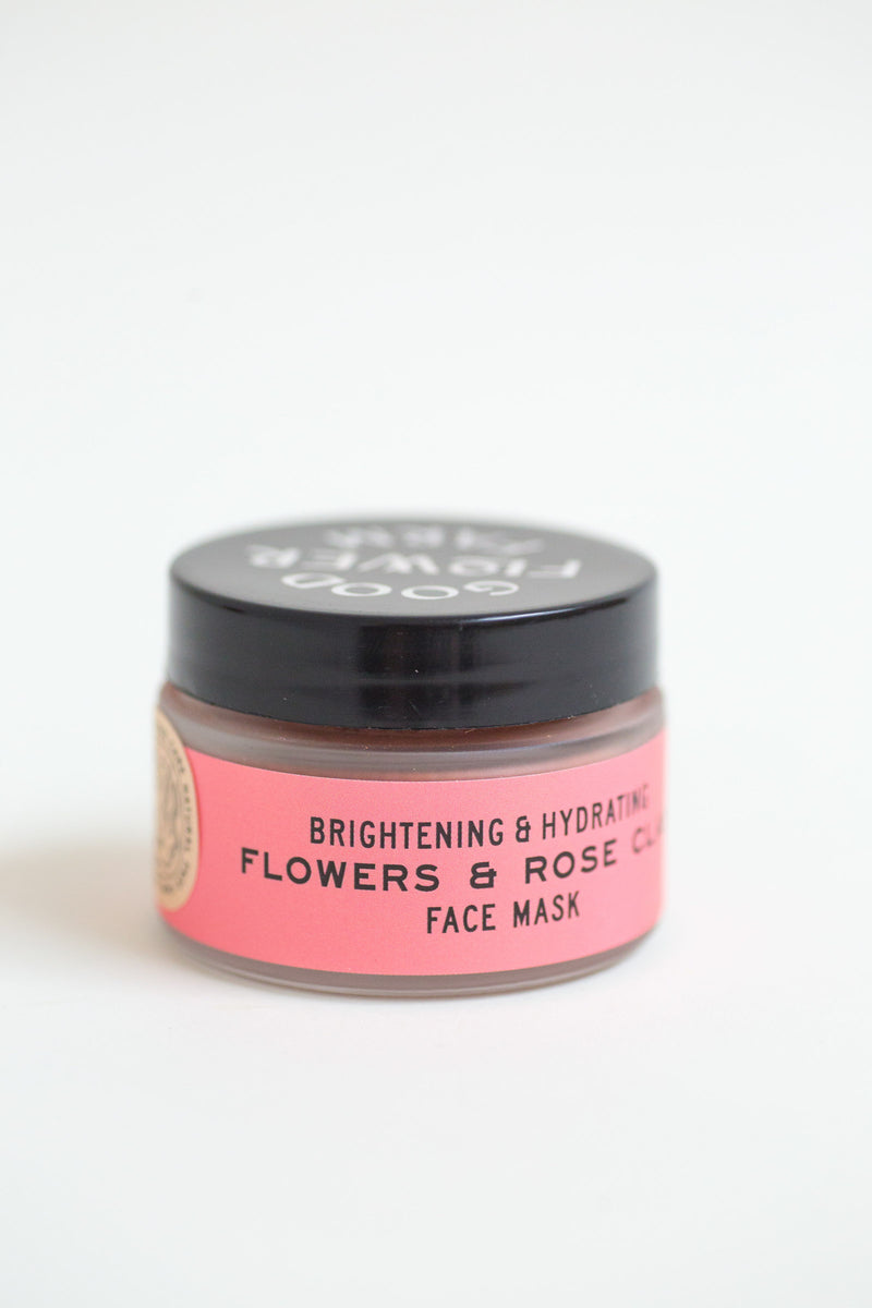 Flowers + Rose Clay Botanical Face Mask: Made w/ organic herbs + clays ...